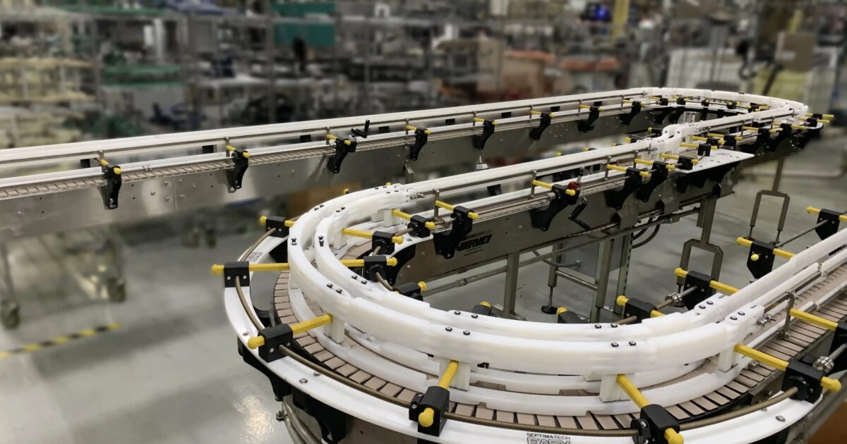 Easy Adjustable Conveyor Guide Rails & Bottle Automated… | Septimatech
