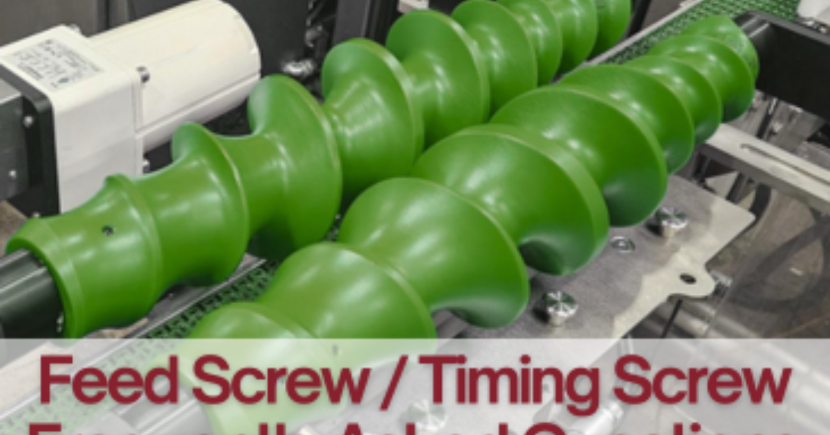 Timing Screws and Feed Screws: Frequently Asked… | Septimatech
